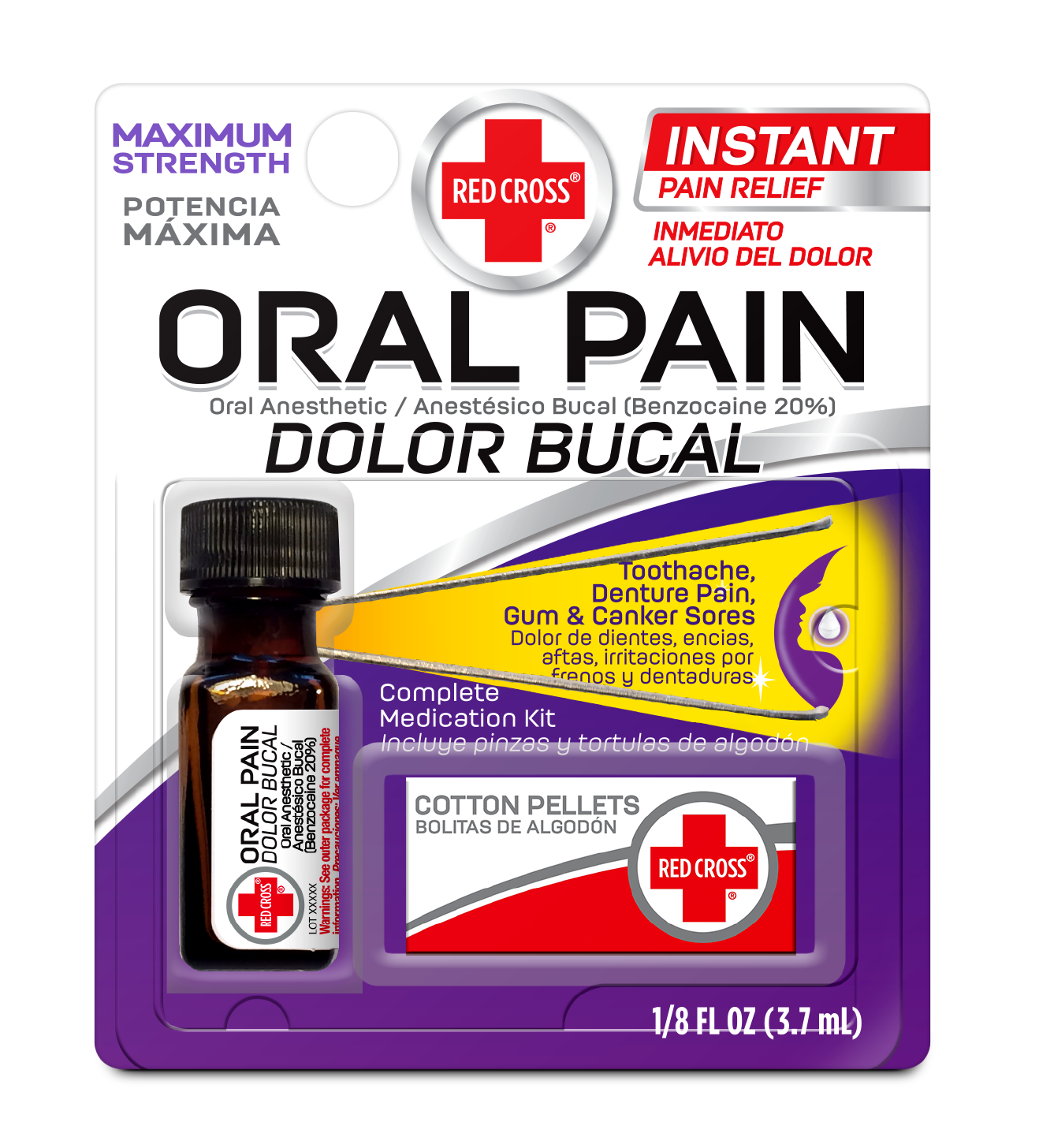 Red Cross Oral Pain Medication - MentholatumOintment